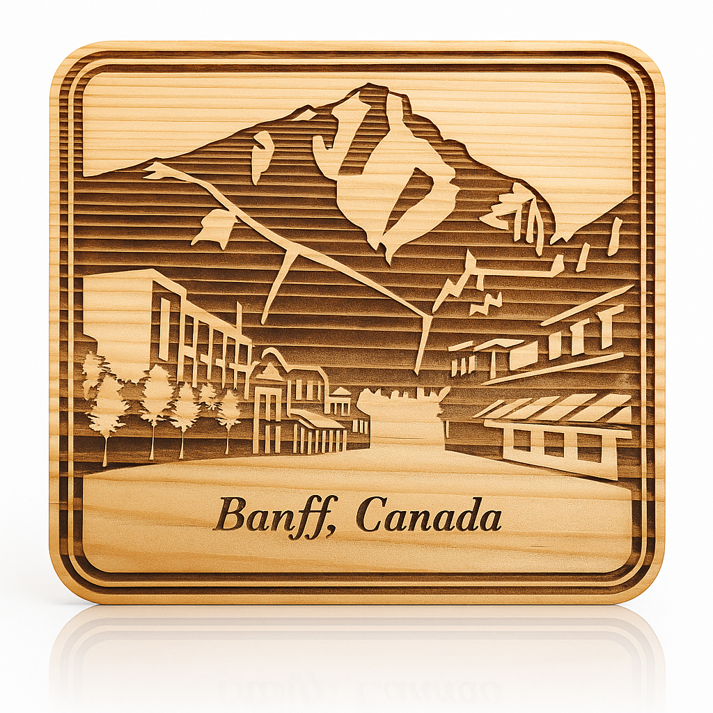 Banff Ave Coaster – The Quest Gallery & Images of the North